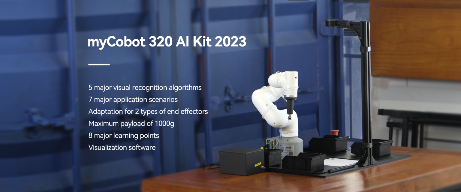 myCobot 320 Artificial Intelligence Kit 2023 - Elephant Robotics